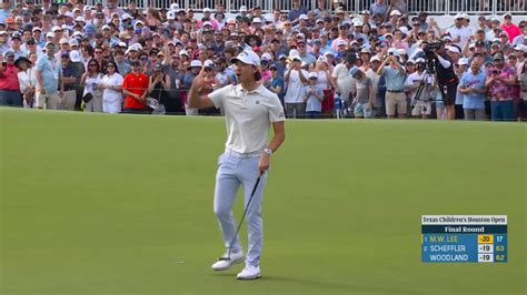 Min Woo Lee Holds Off Scottie Scheffler Gary Woodland To Win Texas