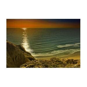 La Jolla Blacks Beach Sunset Photograph By Russ Harris Fine Art America