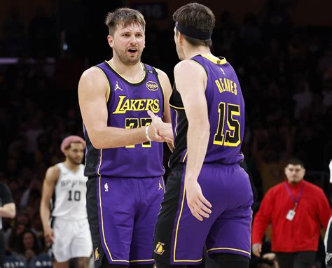 The Exact Moment La Lakers Stars Austin Reaves And Luka Doncic Became