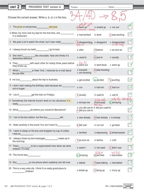 U2 Practice Pdf