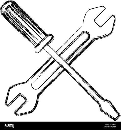 Technischer Support Technik Wartung Ausrüstung Symbol Stock Vektorgrafik Alamy