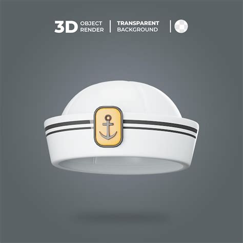 Premium Psd 3d Sailor Cap