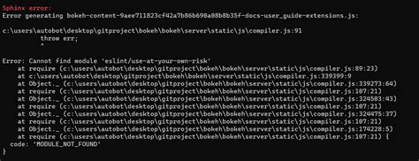 Error While Trying To Build Sphinx Docs With `makebat Html` And `make