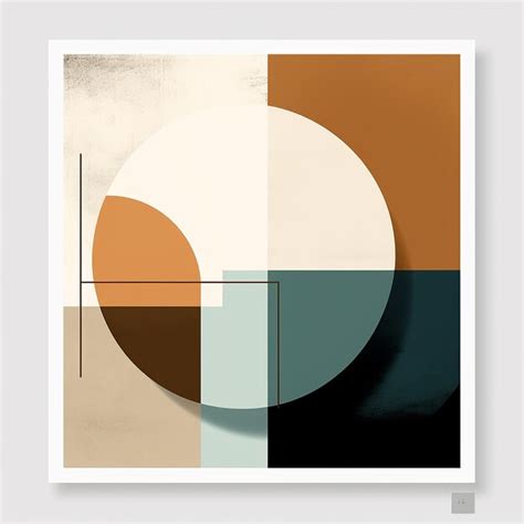 Premium Ai Image Photo Simple Geometric Abstract Art With Minimal