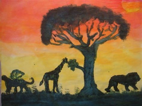 Pin On African Savanna Sunset