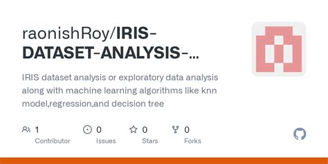 Github Raonishroyiris Dataset Analysis With Machine Learning Algorithms Iris Dataset