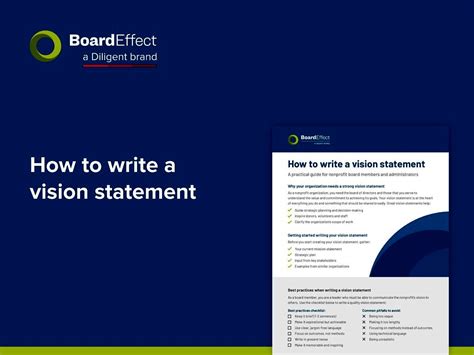 How To Write A Vision Statement Guide Board Portal Software BoardEffect UK