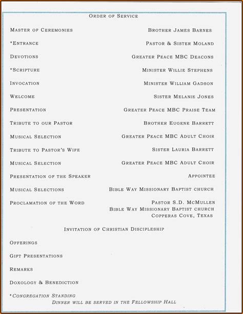 Pastor Appreciation Program Template Template 1 Resume Examples 7qeyzpl28x