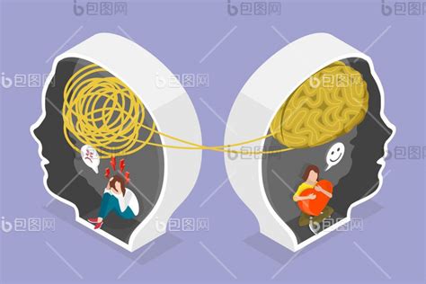 心理学和双相情感障碍治疗心理健康问题的三png下载 包图网