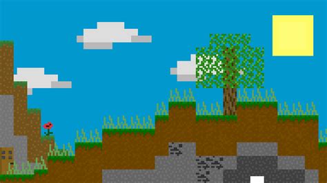 Minecraft Pixel Art Scene 1 Rminecraft