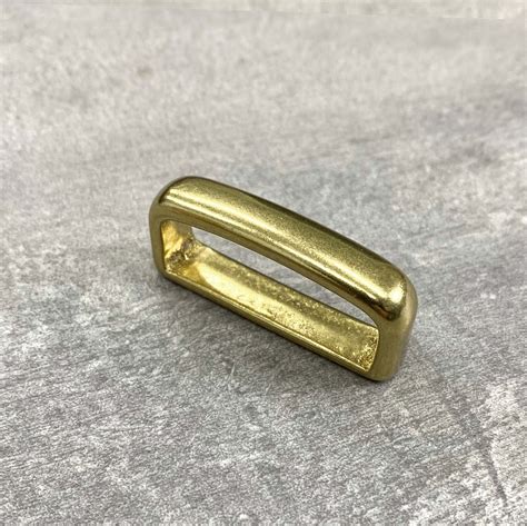 Belt Keeper Loop Solid Brass Beamhouse Leather