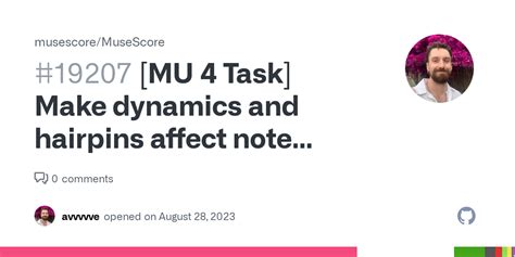 Mu 4 Task Make Dynamics And Hairpins Affect Note Velocity · Issue 19207 · Musescoremusescore