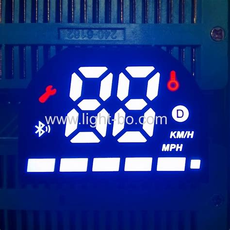 Ultra Whiteredorange Customized 7 Segment Led Display Module For