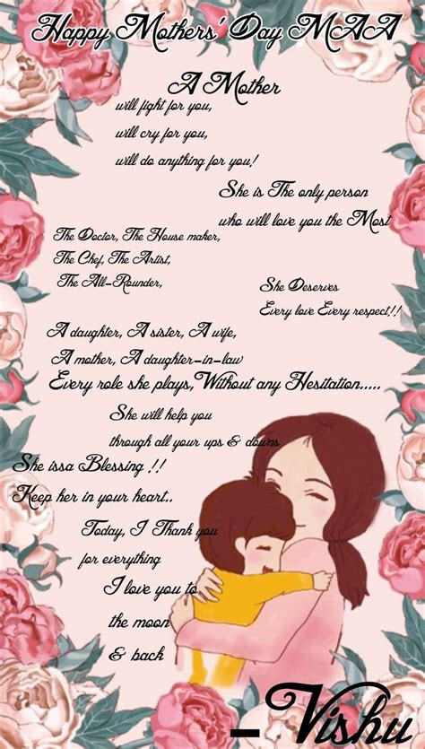 Happy Mothers Day Poem For You And Every Mom Around