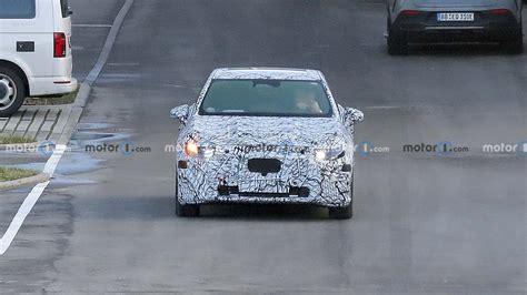 Mercedes C Class Ev Caught Out In The Open For The