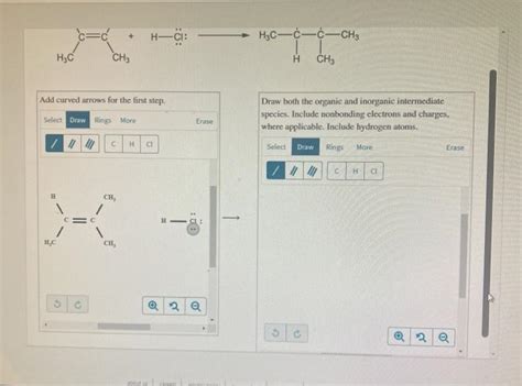 solved h ci h₂cĆ Ć ch₂ h3c ch3 н сн add curved arrows for