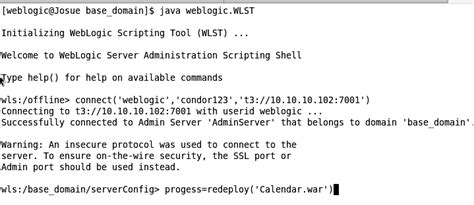 Weblogic Reference Crear Un Deployment Desde La Consola Generar Un