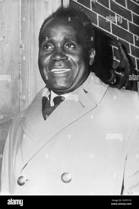 Kenneth Kaunda The President Of Zambia Arrives At 10 Downing Street London On Jan 30 1965