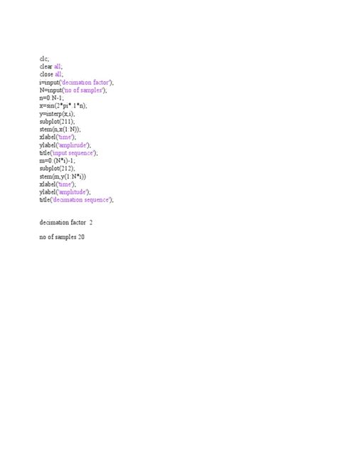 Decimation And Interpolation Pdf