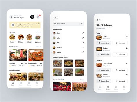 Food Delivery App Ui By Raju Husen For Quari Lab On Dribbble