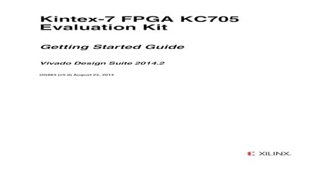 Pdf Kintex 7 Fpga Kc705 Evaluation Kit Kc705 Evaluation Board For The