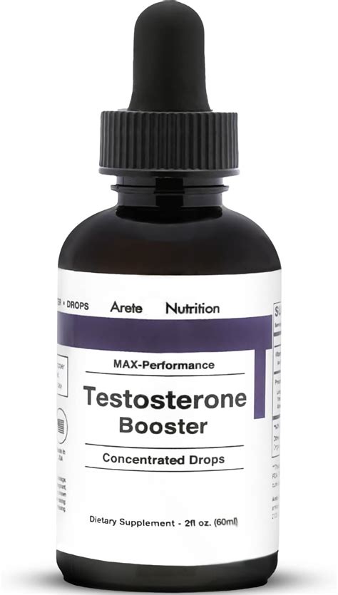 Arete Nutrition Testosterone Booster Supplement Men And