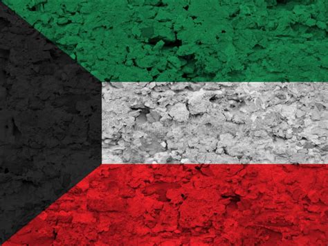 Kuwait Flag With Texture Stock Image Image Of Nationality 392112959