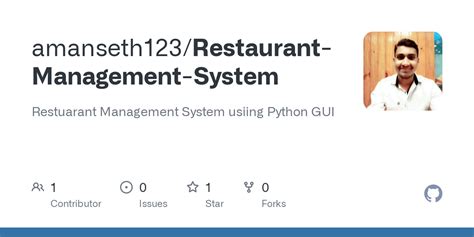 Github Amanseth123restaurant Management System Restuarant