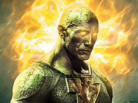 Black Adam Dwayne Johnson Dc Superhero Movie 4k Wallpaper Download