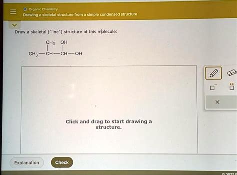 Solved Organic Chemistry Drawing A Skeletal Structure From A Simple Condensed Structure Draw A