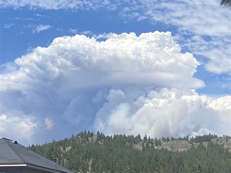 The Top Of The Weather System Created By Beckwourth Complex Fire In Cathere Is A ‘belt Around