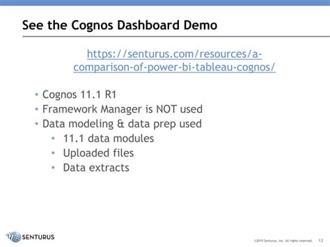 A Comparison Of Power Bi Tableau And Cognos Ppt