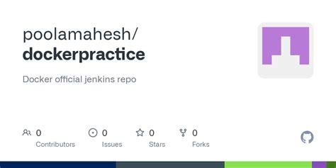 Github Poolamaheshdockerpractice Docker Official Jenkins Repo