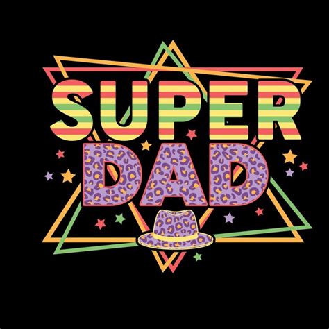 Premium Vector Leopard Dad Svg Tshirt Design Dad Svg Cut Files Design