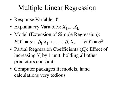 Ppt Multiple Linear Regression Powerpoint Presentation Free Download Id623013
