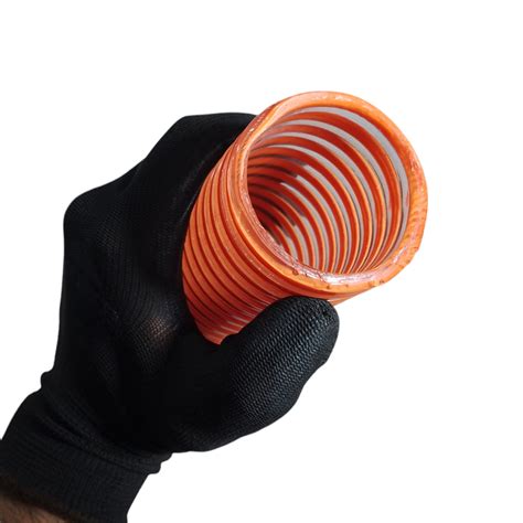 Mangueira De Sucção Pesada Laranja 2 Polegadas Borrachas Londrina 1 Metro Borrachas Londrina