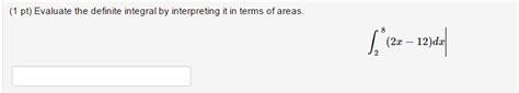 Solved Evaluate The Definite Integral By Interpreting It In