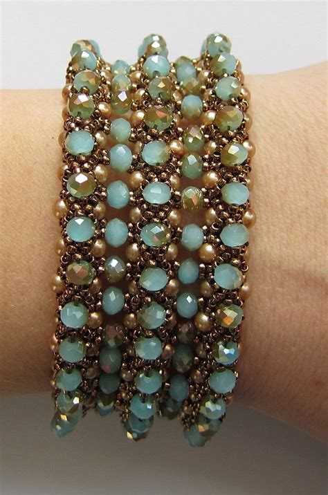 Beading Pattern Bracelet Reya Pdf English Etsy Bracelet Patterns