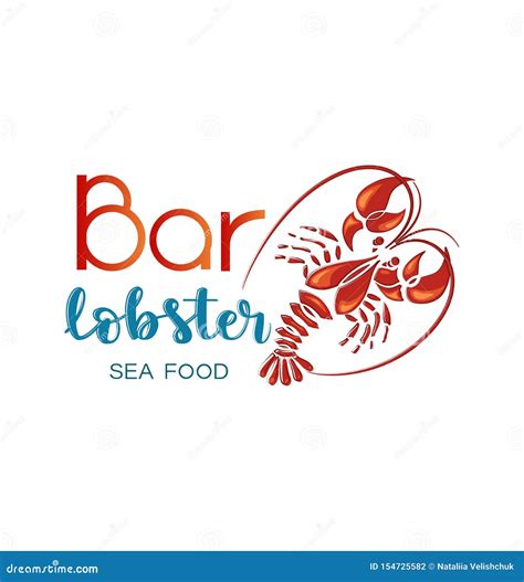 Vector Red Lobster Logo Template Stock Vector Illustration Of