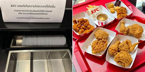 Kfc Thailand Urges Customers To Eat With Hands With Signs Next To