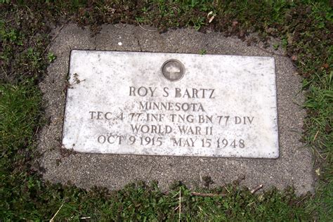 Roy Sylvester Bartz 1915 1948 Find A Grave Memorial