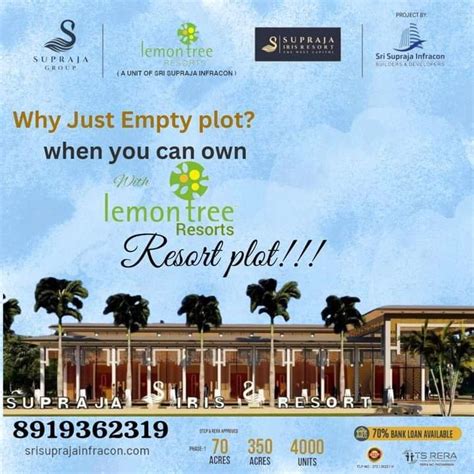 Saladi Chiranjeevi On Linkedin Sri Supraja Infracon Iris Resorts The Wst Capitol 8919362319 …