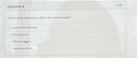 Solved Question 41 ﻿ptsWhich of the following is NOT a | Chegg.com