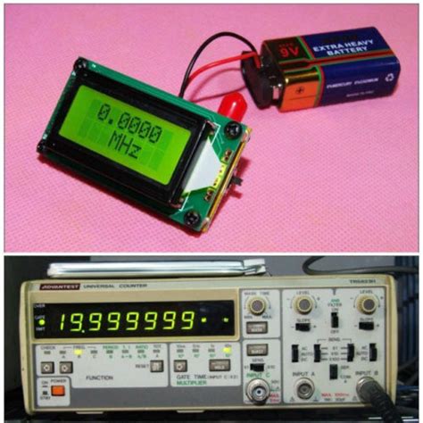 High Accuracy Rf 1 To 500 Mhz Frequency Counter Tester Measurement For Ham Radi Ebay