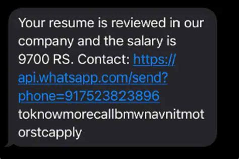 Fake Job Bureaucrat Warns Internet Against Fraud Message After Fake