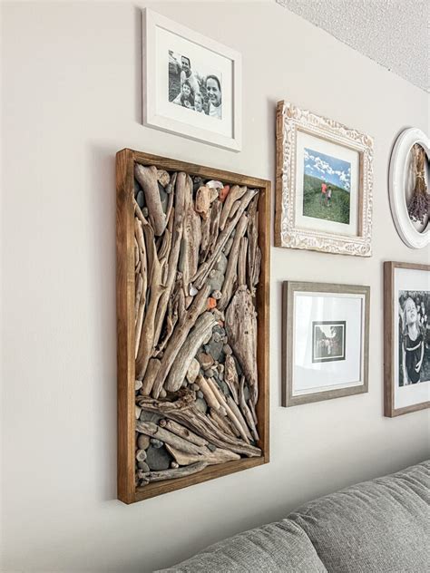 Diy Driftwood And Stone Artwork