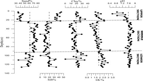 Vertical Distribution Of Sediment Components Oc And Ph In Core Mf1 Download Scientific Diagram