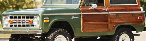 Old Wood Panel Ford Broncos
