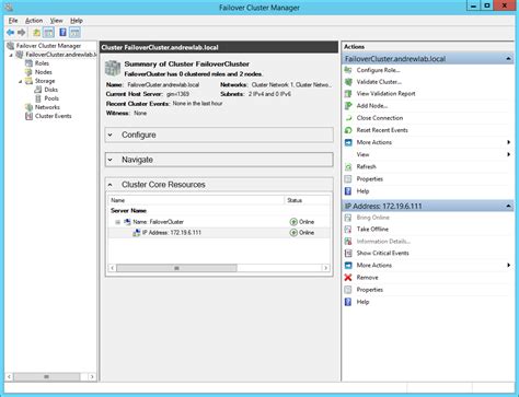 setting up hyper v failover cluster in windows server 2012 r2