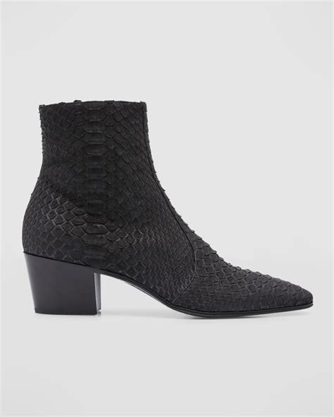 saint laurent men s vassili 60 zip ankle boots neiman marcus